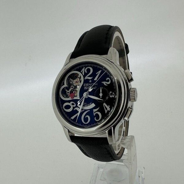 Zenith El Primero Open Heart Chronograph Wristwatch 03.1230.4021 ...