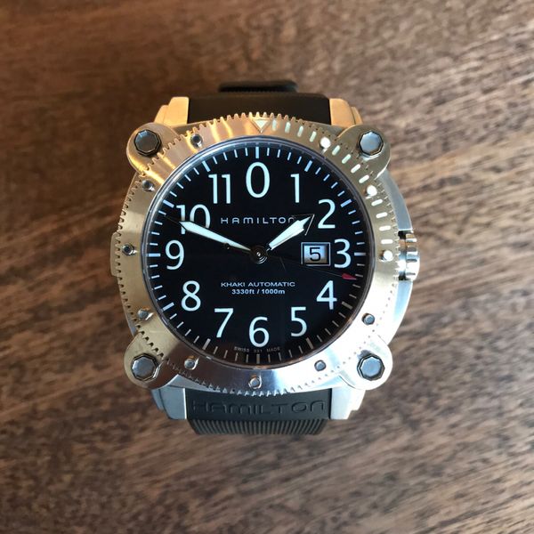 FS: Hamilton Khaki Navy BeLOWZERO 1000M Auto | WatchCharts Marketplace