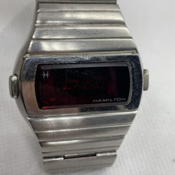 Vintage Hamilton LED Men’s Wristwatch Watch *Parts/Repair* Lot #20 ...