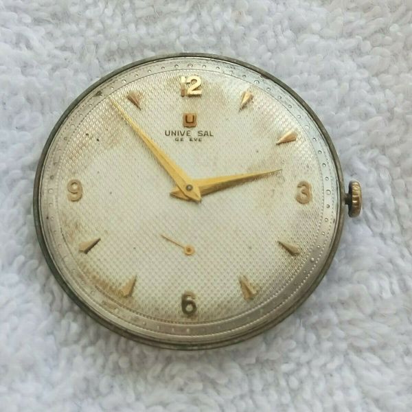 UNIVERSAL GENEVE MACHINE CAL 262 ,DIAL PARTS WORKING | WatchCharts ...