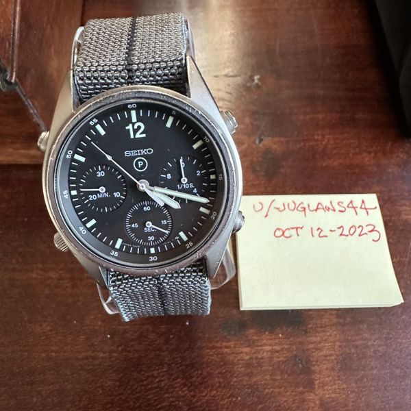 [WTS] 1988 Seiko UK Ministry of Defense marked Chronograph Gen 1 ...