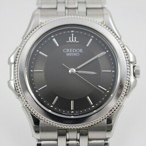 Seiko Credor GCAR007 Pacific 8J81-6A20 K18 SS Quartz Authentic Mens ...
