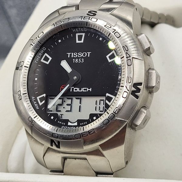 Tissot T-Touch 2 Limited Edition Swiss Men's Watch T047420A In Box with ...