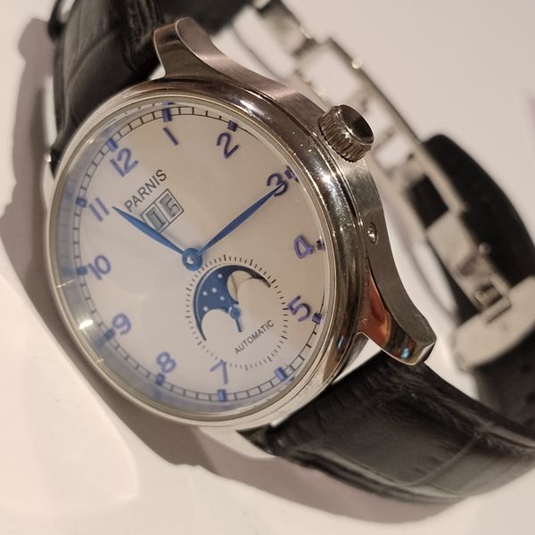 PARNIS Men's Automatic H902/1000 Moonphase Wristwatch | WatchCharts ...