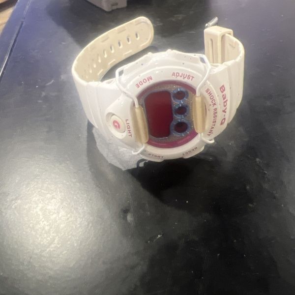 CASIO BABY G BG-169R 3189 Watch White Pink Wristwatch Y2K Digital ...