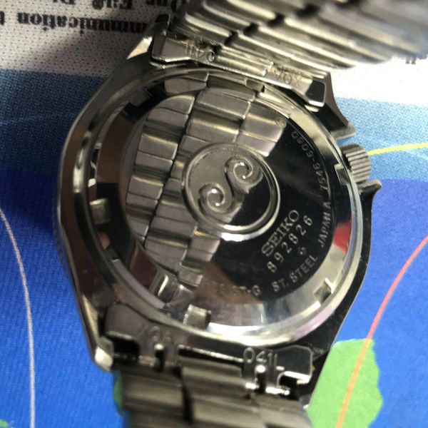 SEIKO Quartz Silver Wave Z 1970's A 7546-6060, stainless steel /black ...