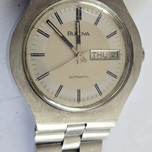 Vintage Bulova Clipper Automatic Day Date Watch N2 | WatchCharts ...