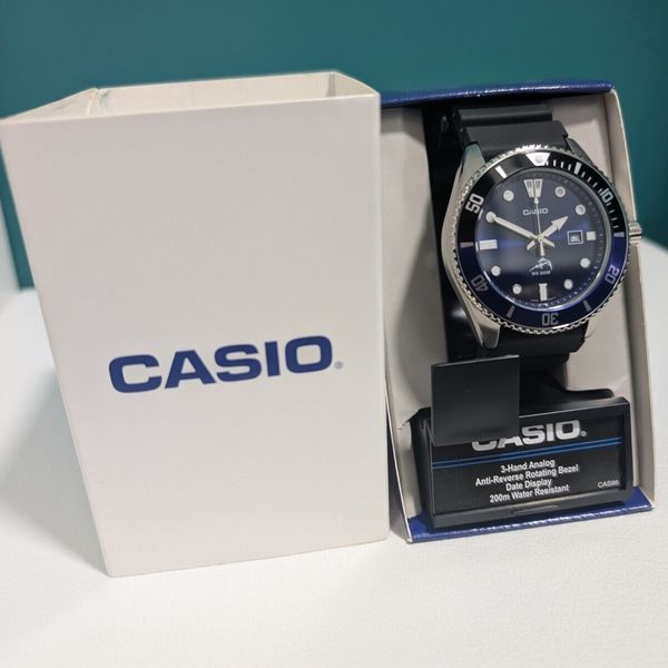 Casio Duro -MDV106 - Blue Batman | WatchCharts Marketplace