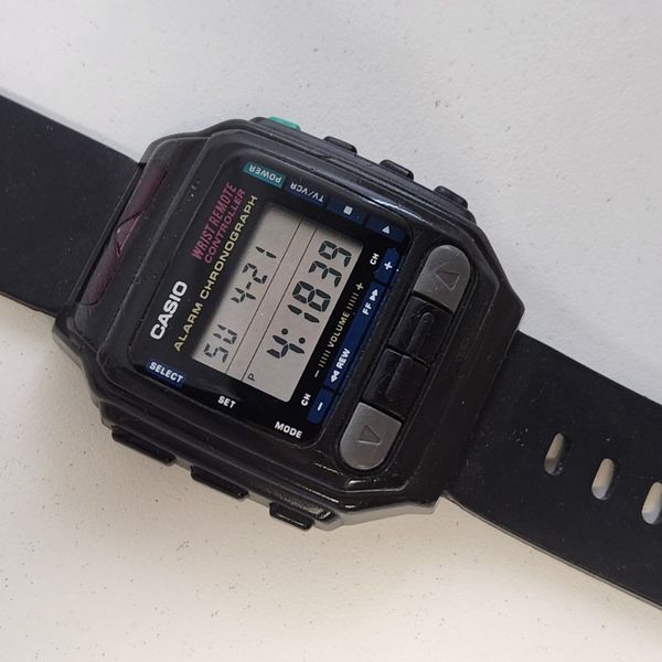 VINTAGE CASIO REMOTE CONTROL WATCH CMD-30B MADE IN KOREA | WatchCharts ...