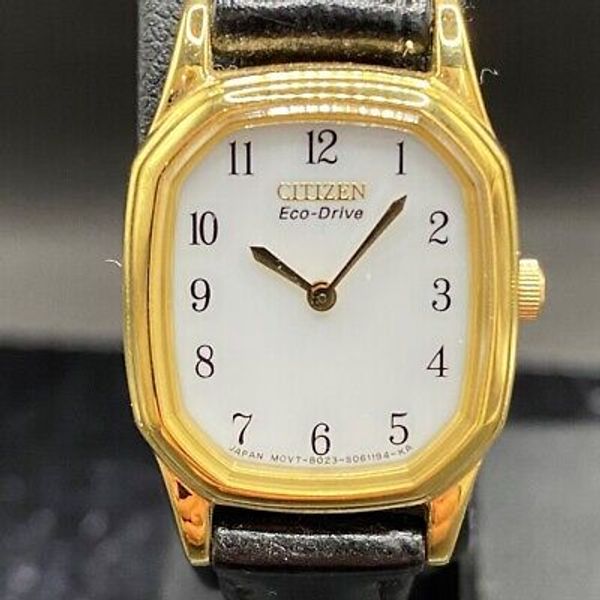 Citizen Eco-Drive B023 Solar Powered Quartz Watch Working Boxed RMF39 ...