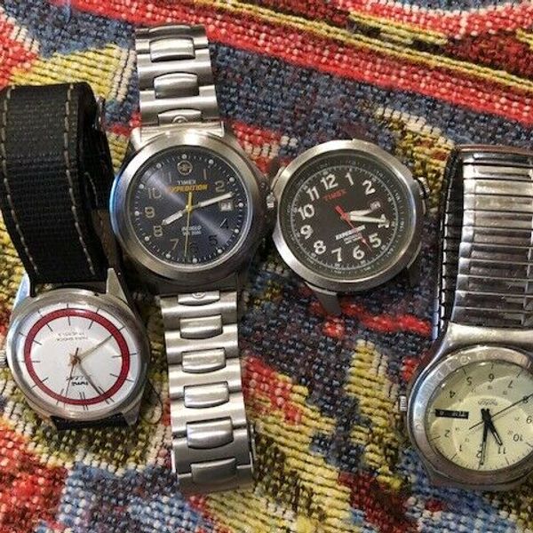 Timex Expedition Indiglo Swatch pilot LOT of 4 watch | WatchCharts ...