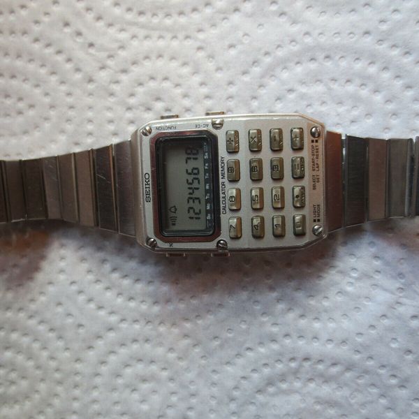 Rare Vintage Seiko C515-5009 Calculator Memory Digital Watch | WatchCharts