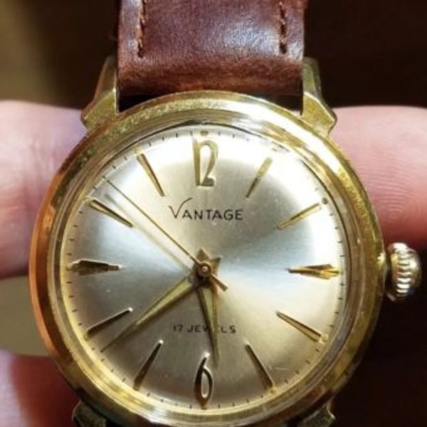 Vintage Men's VANTAGE By Hamilton watch 17 jewels watch mechanical ...