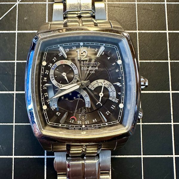 Citizen Eco-Drive Rare 8651-S025184 HST Moonphase Watch | WatchCharts ...