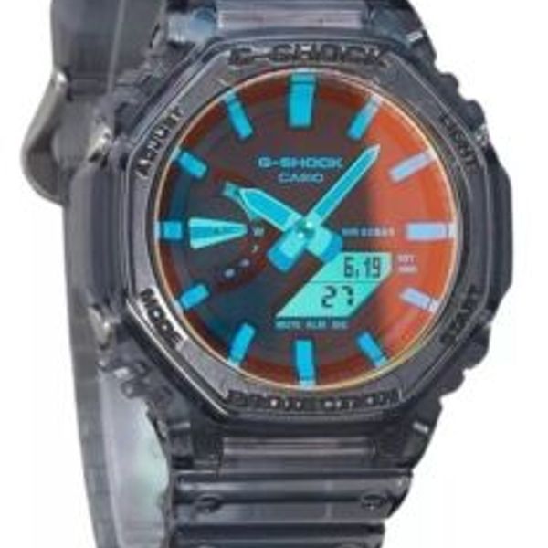 Casio G-Shock Multicolor Dial Sports Quartz 200M Men's Watch GA-2100TLS ...