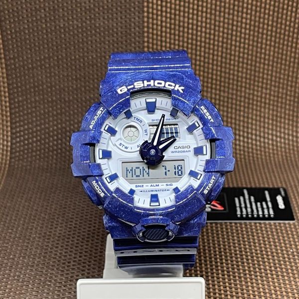 Casio G-Shock GA-700BWP-2A Chinese Porcelain Ceramic Dragon Design Men ...