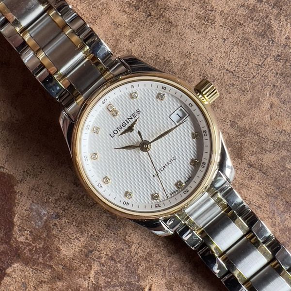 Longines Master Collection Lady's Watch L2.128.5 Bi Metal Auto Diamonds ...