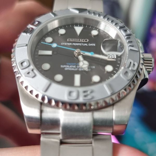 Seiko mod NH35 movement Yachtmaster Style 40mm | WatchCharts Marketplace