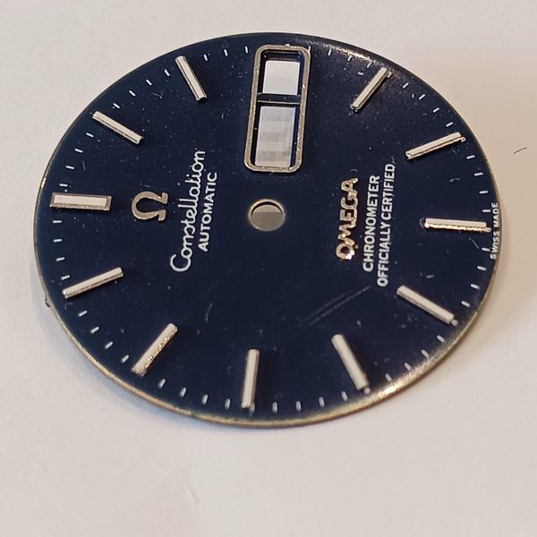 Omega constellation dial cal.1021 ,azul 27.5 mmref.168.0057 ...