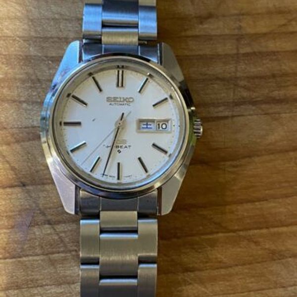 SEIKO King Seiko 5626-7000 Day date Silver Dial Automatic Men Serviced | WatchCharts Marketplace