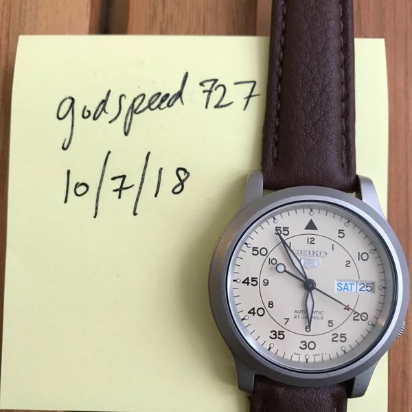 [WTS] SEIKO 5 SNK803 $60 shipped | WatchCharts