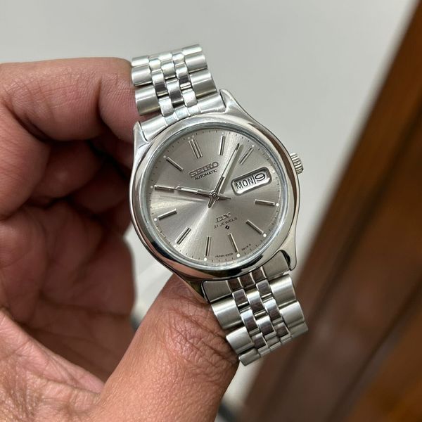 Seiko DX Gray Sunburst Dial Automatic Wrist Watch for Gents Japan ...