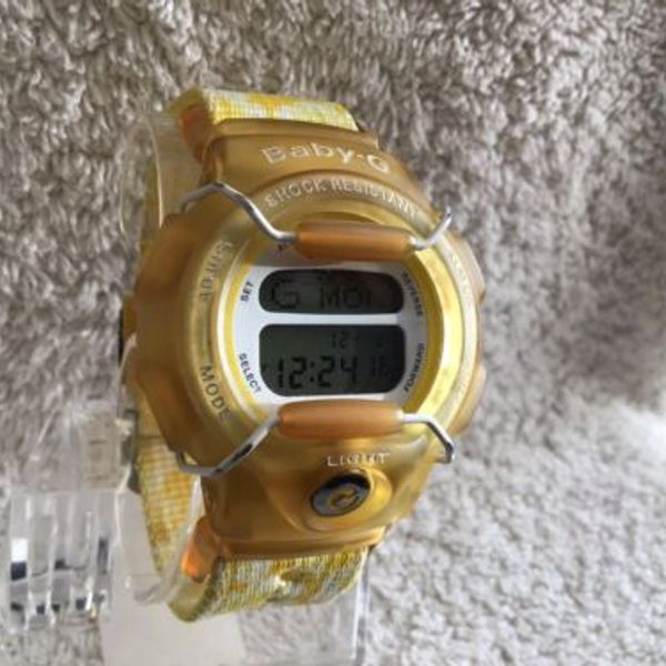 Casio Baby G Shock BG-350 1564 Ladies Digital Watch Yellow ...