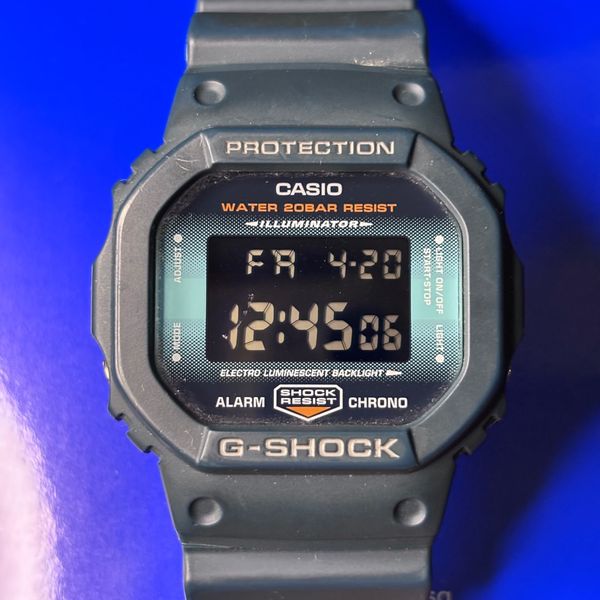 CASIO G-SHOCK DW-5600 LINEUP SPECIAL COLOR MODELS MATTE NAVY BLUE RESIN ...