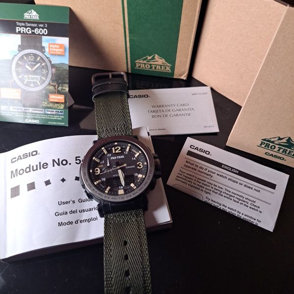 CASIO PROTREK PRO TREK PRG 600YB 3cr Solar Watch | WatchCharts Marketplace