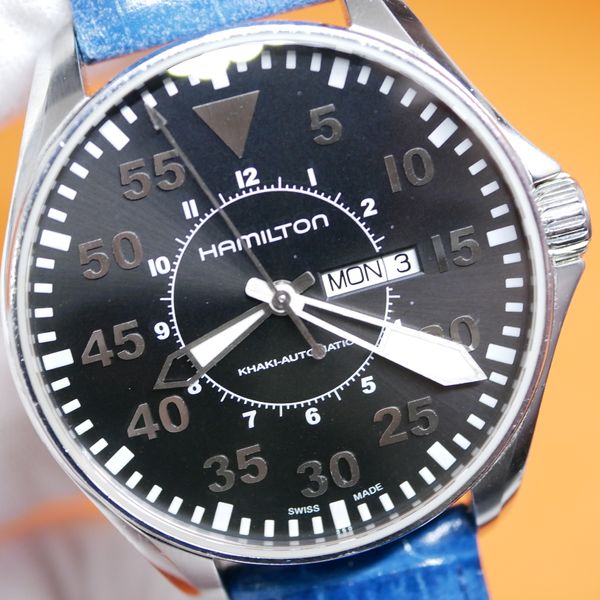 [WTS] Hamilton Khaki Aviation Pilot Automatic Day Date Sapphire Glass ...