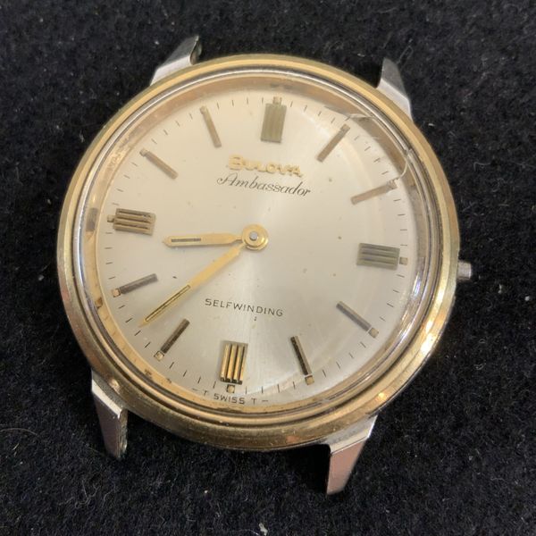 Vintage 14k BULOVA Ambassador Men's Wristwatch Self Winding BULOVA ...