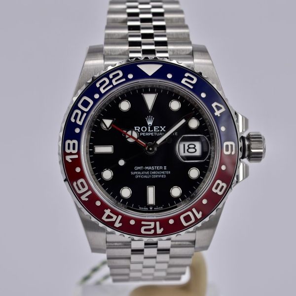 SOLD 2019 BNIB Rolex GMT-Master II 126710 Pepsi - Stickers & Warranty ...
