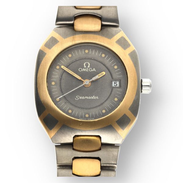 Original Omega Seamaster Ladies' Watch in Titanium Gold-Plated ...