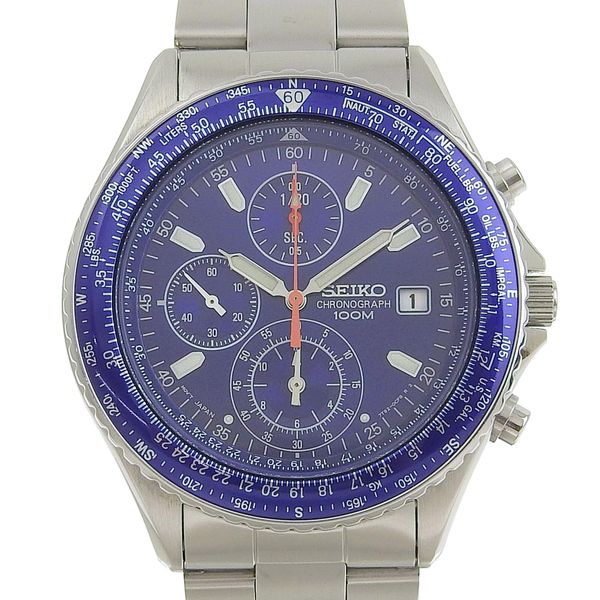 [Genuine guarantee] Super beautiful Seiko SEIKO chronograph men's ...