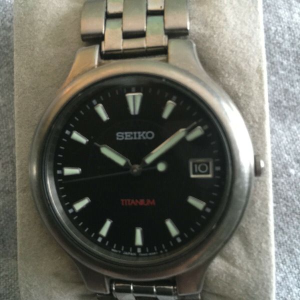 Seiko Titanium Quartz Watch 7N42-8100 | WatchCharts Marketplace