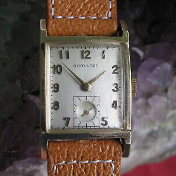 Hamilton STAFFORD 22-jewel Vintage 14K Gold Wrist Watch, 770 Movement ...