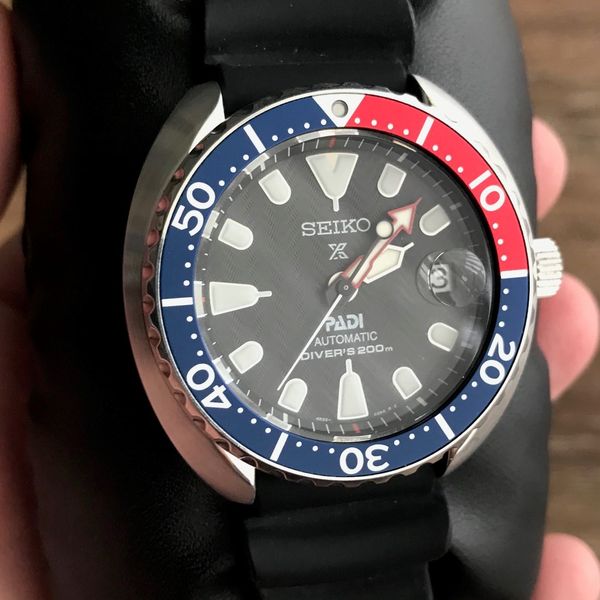 FS SEIKO PROSPEX PADI Mini Baby Turtle SRPC41 SRPC41K1 Rubber Strap ...