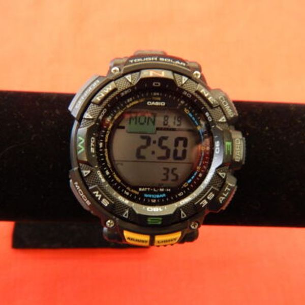 Casio PRO TREK Pathfinder Watch PAG240-1 Solar Powered Digital Triple ...