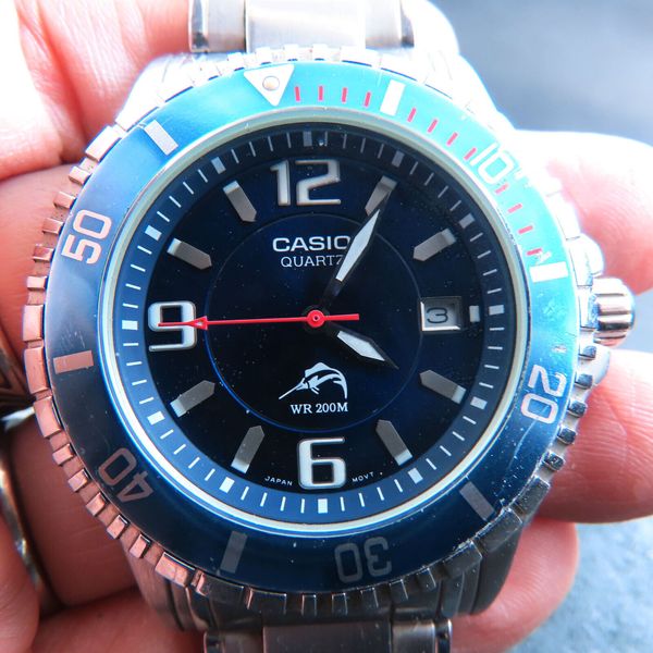 MDV-101 Casio Swordfish Diver WR 200M Quartz Men Watch | WatchCharts Marketplace
