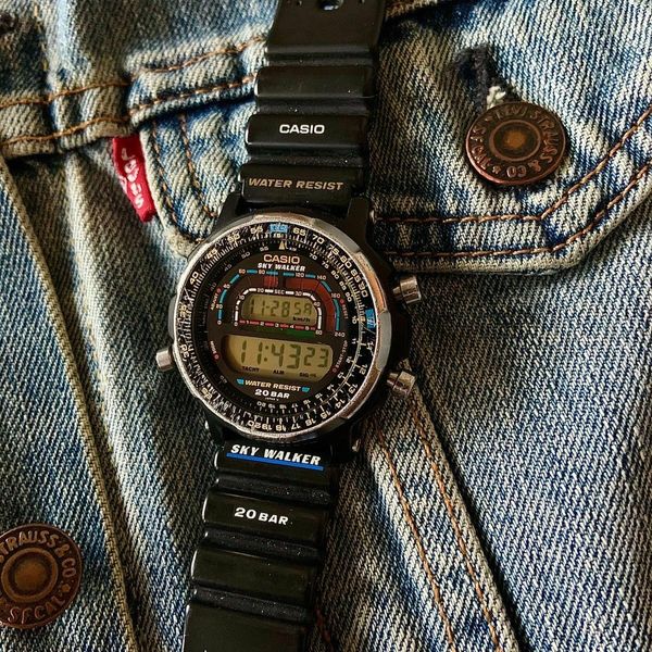 Rare Vintage Casio Sky Walker DW-401 Timecop | WatchCharts Marketplace