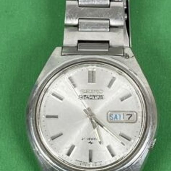 Vintage SEIKO 5 ACTUS 21 JEWELS 7019-8010 Automatic Wristwatch | WatchCharts Marketplace