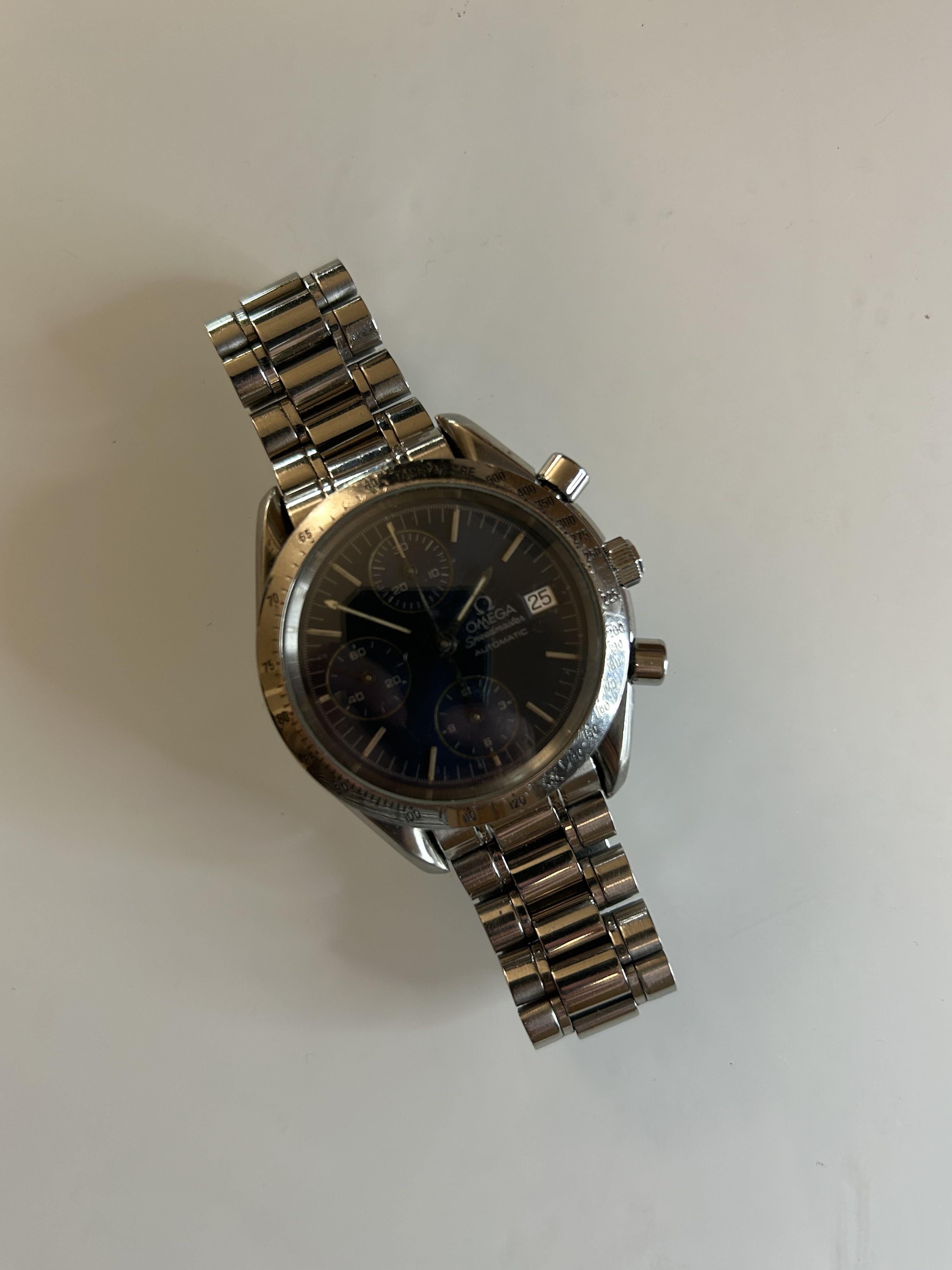 [WTS] Omega Speedmaster Date Chronograph 3511.80 Navy Blue Dial 39mm ...