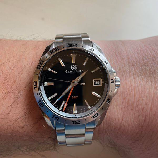 [WTS] Grand Seiko SBGN003 - Black Dial GMT w/ three add'l straps ...