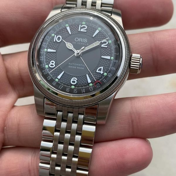Oris Big Crown Pointer Date Men's Black Automatic Watch | WatchCharts ...