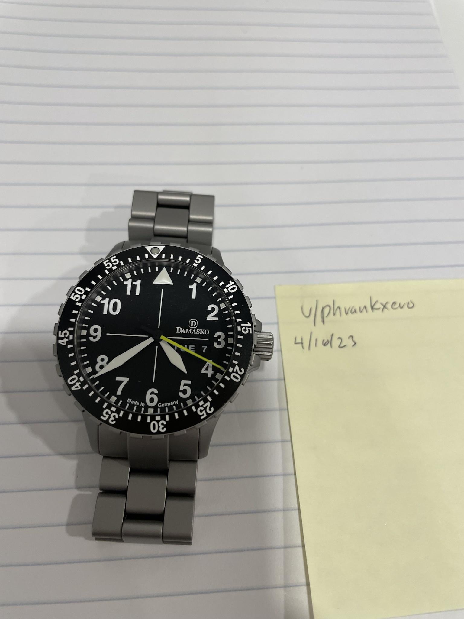 [WTS] Damasko DA46 (~reserved sale) | WatchCharts Marketplace