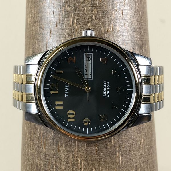 Timex Men T26481 Charles Street Two Tone Expansion Quartz 35mm Watch 6 ...
