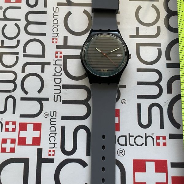 Swatch Grey Line GB411 1988 Standard Gents 34mm | WatchCharts Marketplace