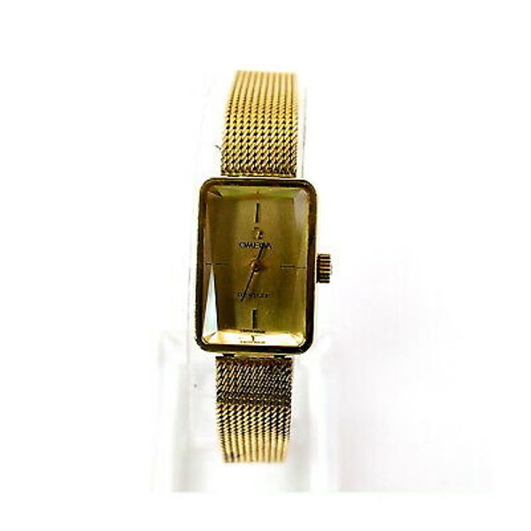 Omega Watch 511.445 DE VILLE operates normally 15mm Women's Gold ...