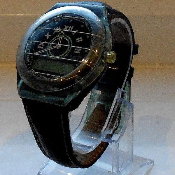 Mens Swatch Beep watch vintage ex pager in good working order ...