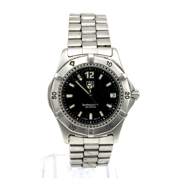 Tag Heuer Professional 2000 WK1110 Men's Wristwatch #WB2655-3 ...